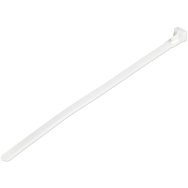 StarTech 8" Reusable Network Cable Ties 100pk White CBMZTRB8 - Walmart ...