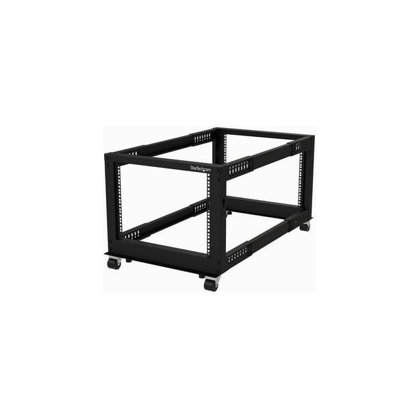 StarTech 8U 19" Open Frame Server Rack Compact 4 Post 4POSTRACK8U - Walmart Business Supplies