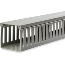 Wiremold V2400B 125638 Series Steel V2400 Raceway Base, Dual-Channel, 5 ...