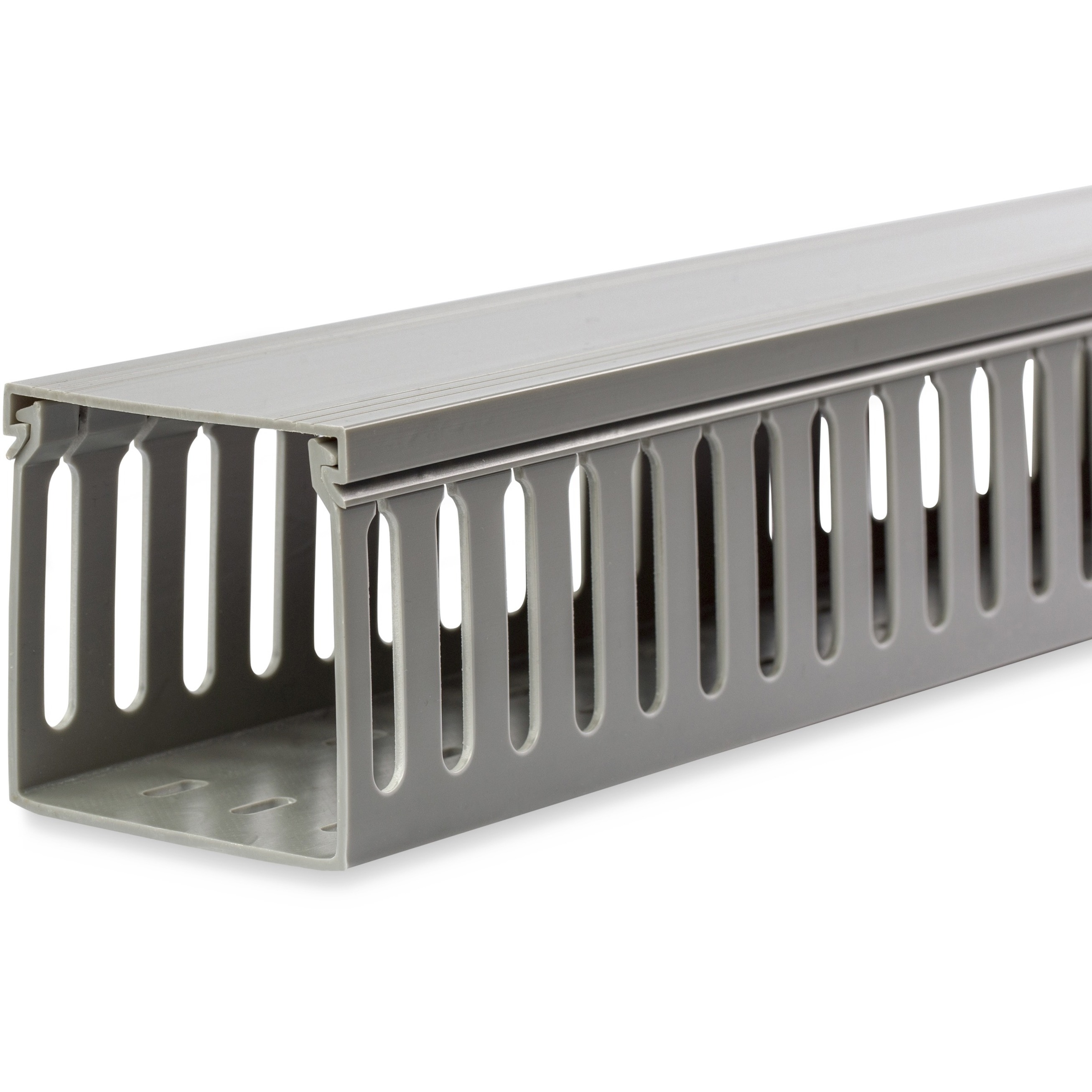 Wiremold V2400B 125638 Series Steel V2400 Raceway Base, Dual-Channel, 5 ...