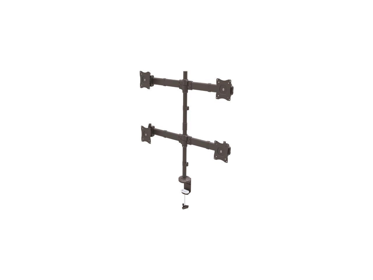 StarTech Articulating Desk-Mount Quad-Monitor Arm - Heavy Duty Steel ...