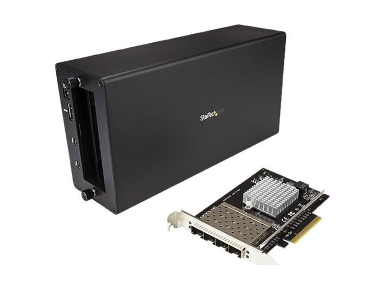 StarTech Thunderbolt 3 to 10GbE Fiber Network Chassis 4 Port ...