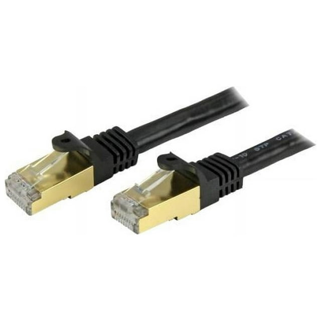 StarTech C6ASPAT10BK StarTech.com 10 ft Cat6a Patch Cable - Shielded ...