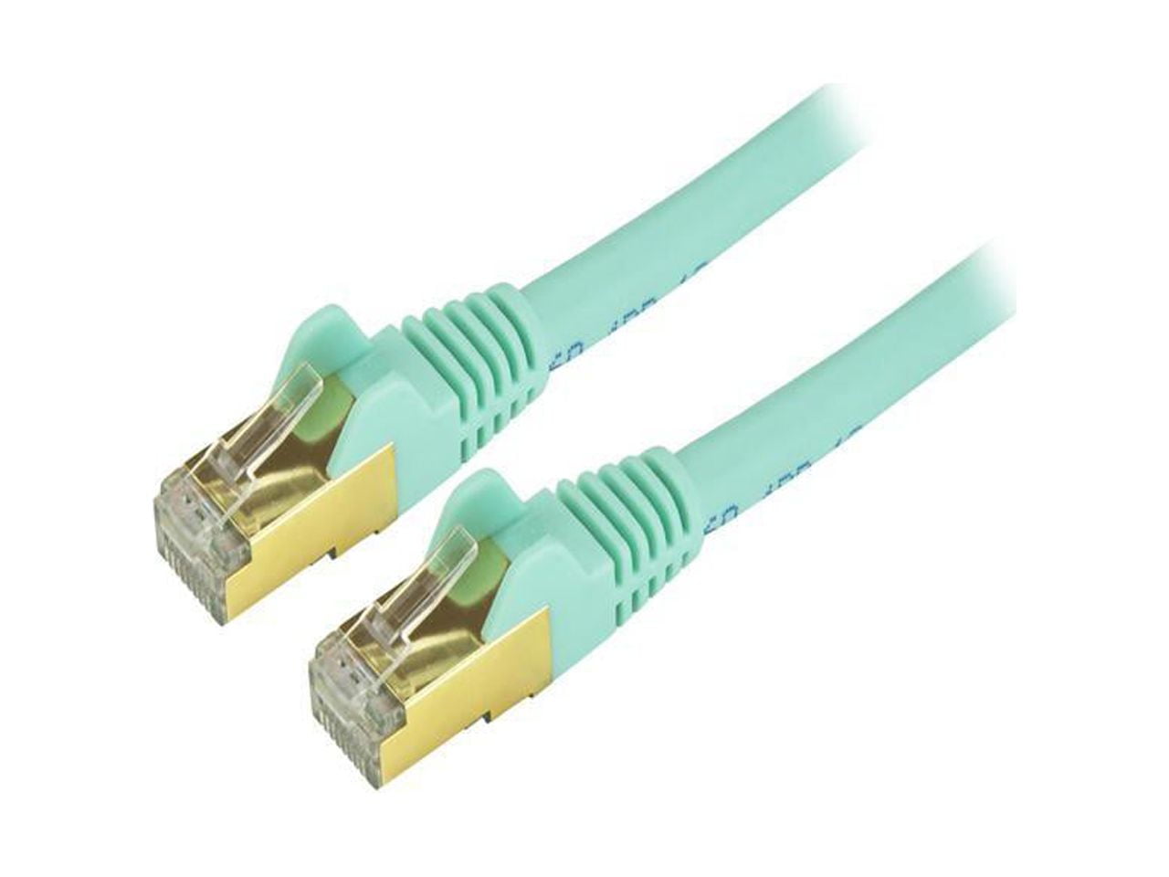 StarTech.com 6in CAT6A Ethernet Cable, 10 Gigabit Shielded Snagless RJ45 100W PoE Patch Cord ...