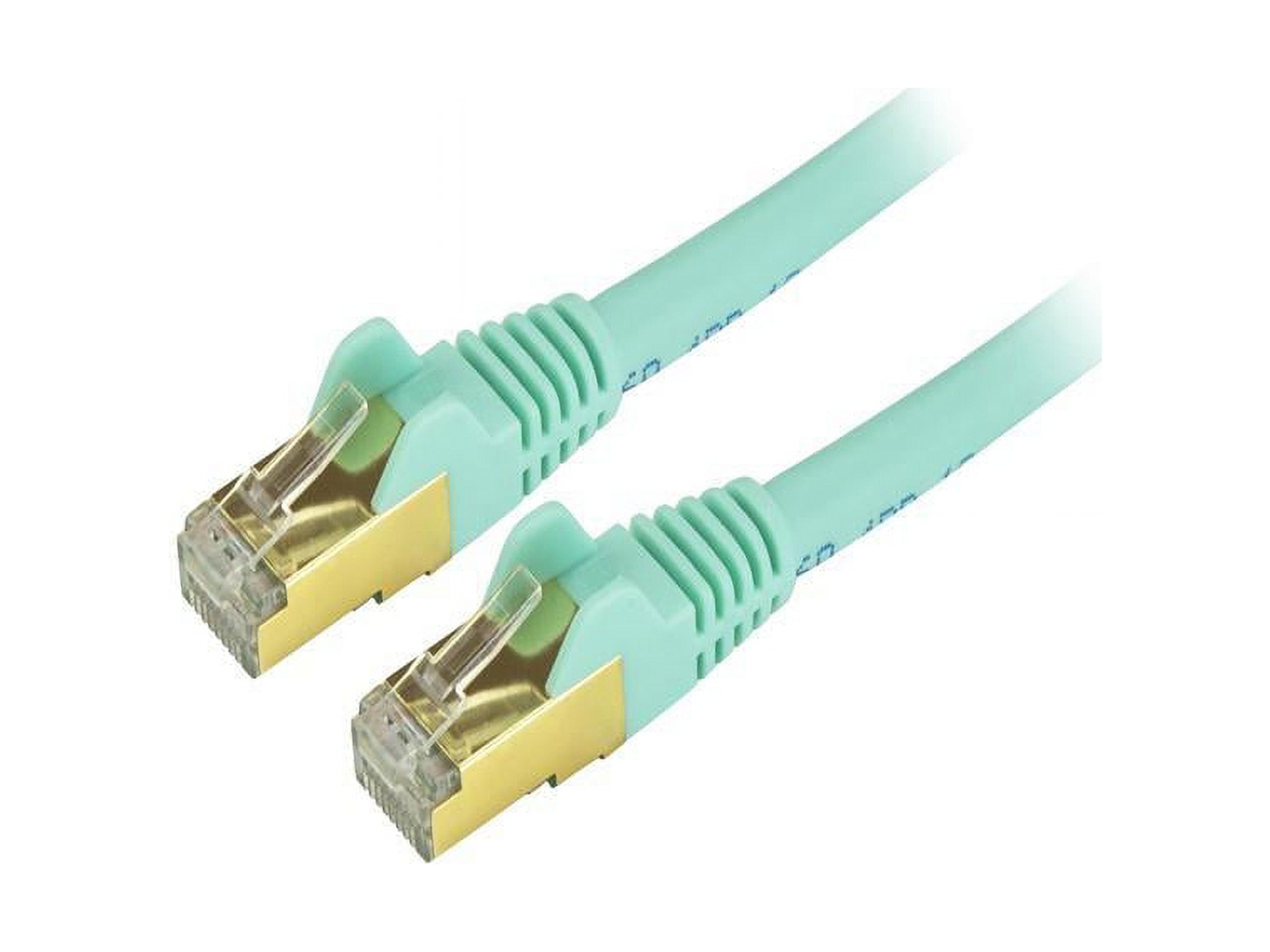 StarTech C6ASPAT9AQ StarTech.com Cat6a Shielded Patch Cable - 9 ft ...