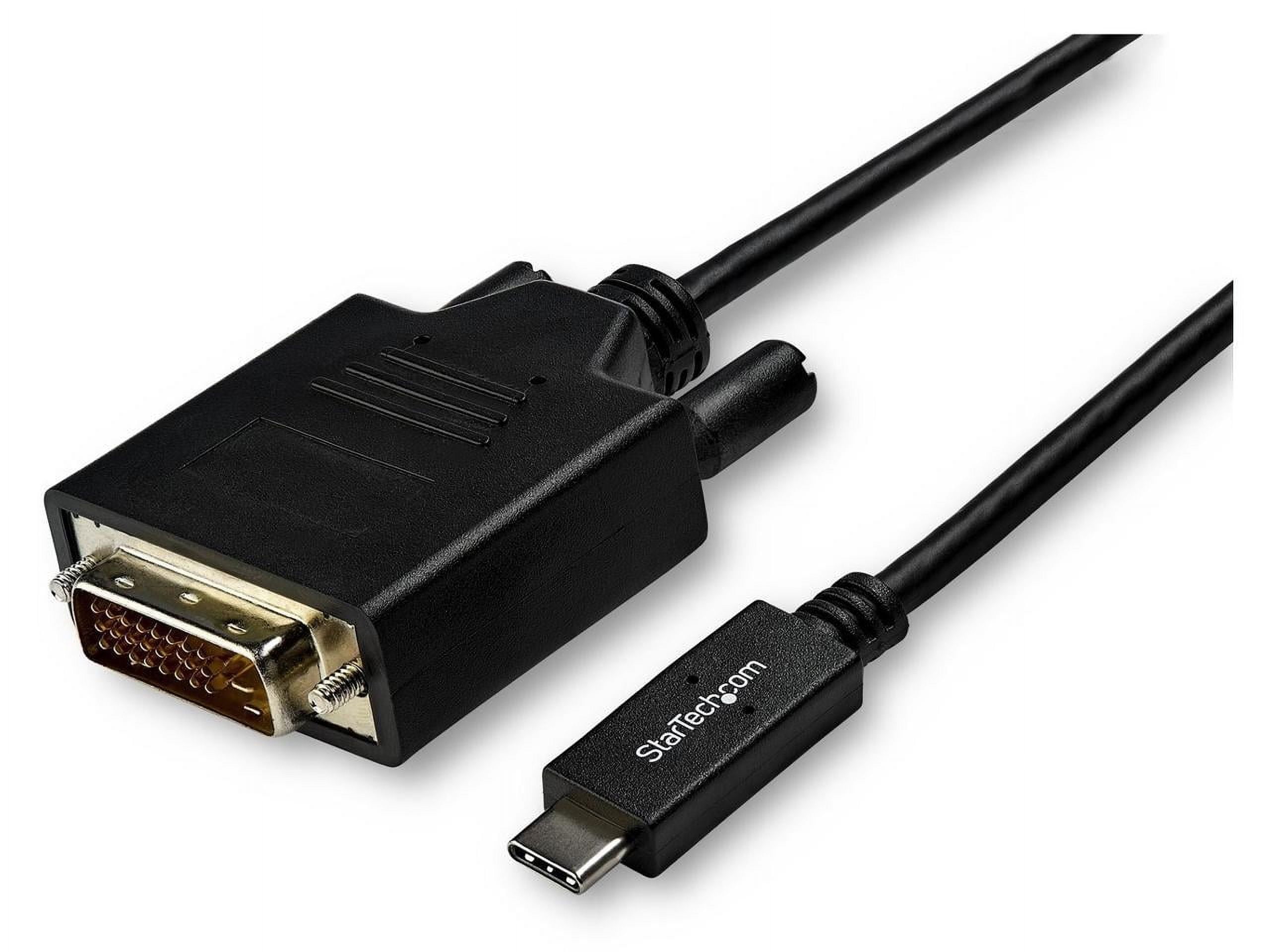 StarTech CDP2DVI3MBNL USB-C to DVI Cable - 3m / 10 ft - Black - 1920 x ...
