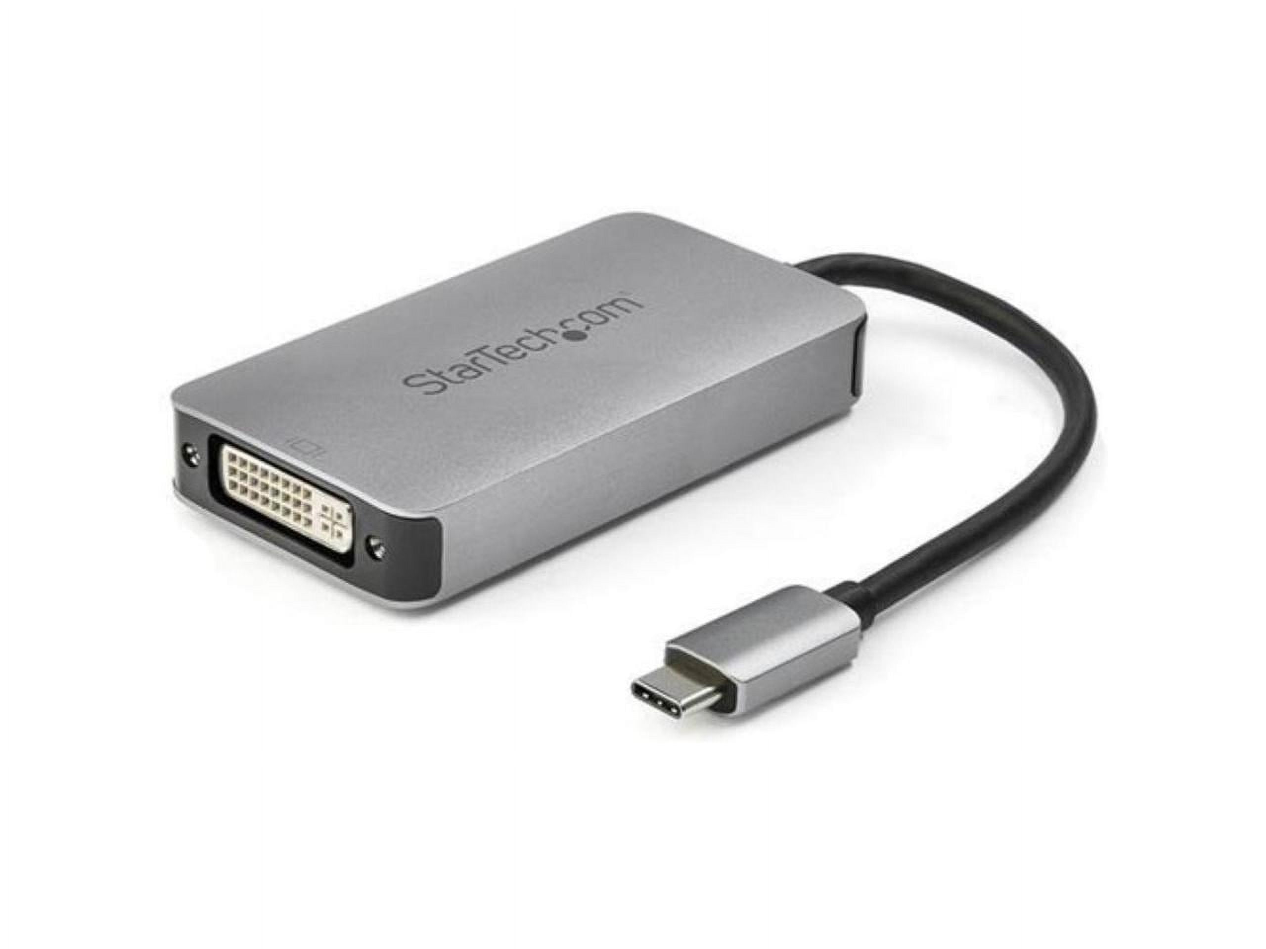 StarTech CDP2DVIDP 24-pin USB-C Male to 29-pin DVI Dual-Link Female ...