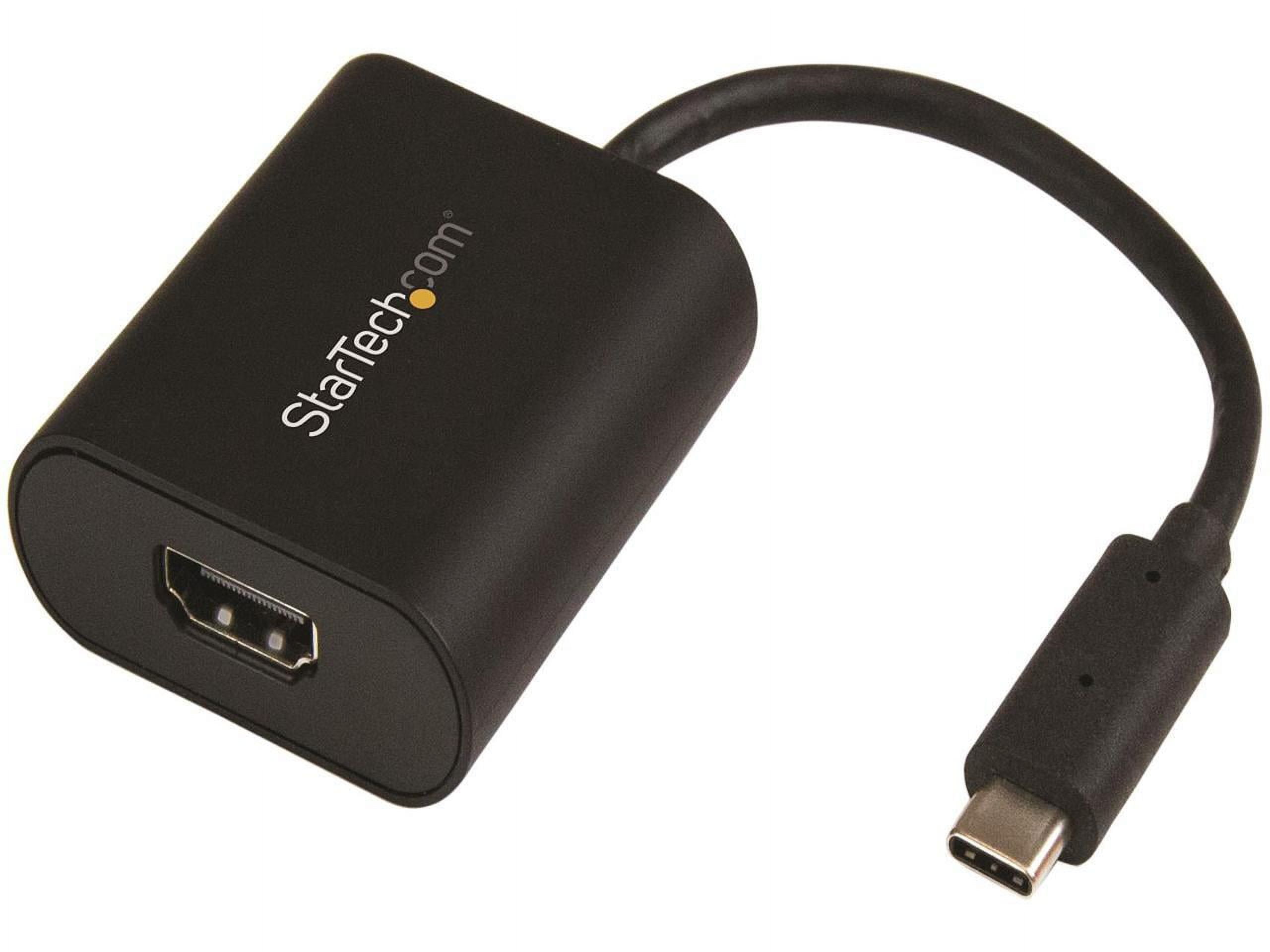 StarTech CDP2HD4K60SA USB C to HDMI Adapter - With Stay Awake ...