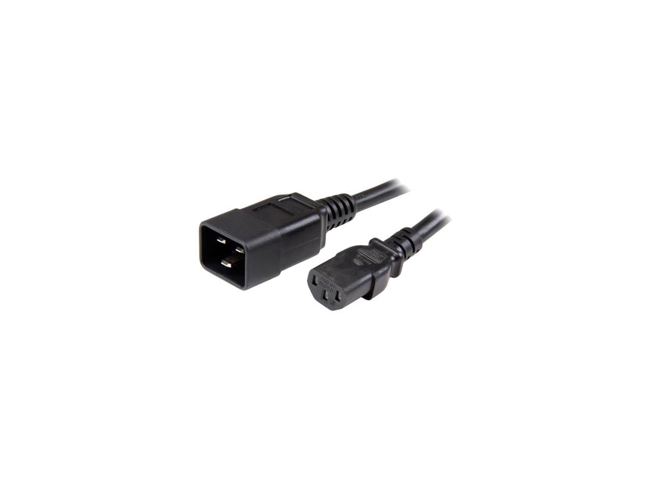 StarTech Computer power cord - C13 to C20, 14 AWG, 6 ft - Walmart ...