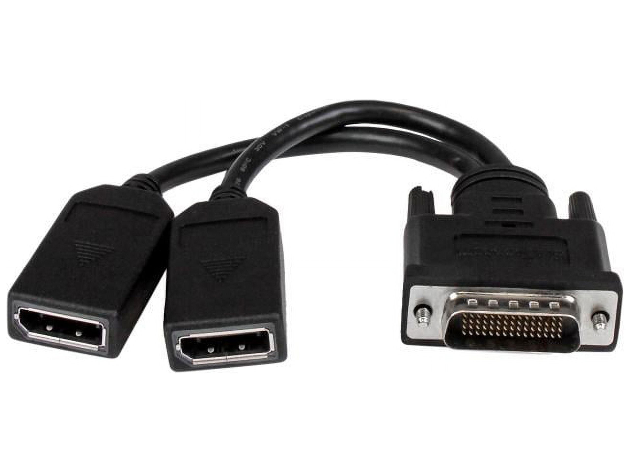 StarTech DMSDPDP1 8in LFH 59 Male to Dual Female DisplayPort DMS 59 ...