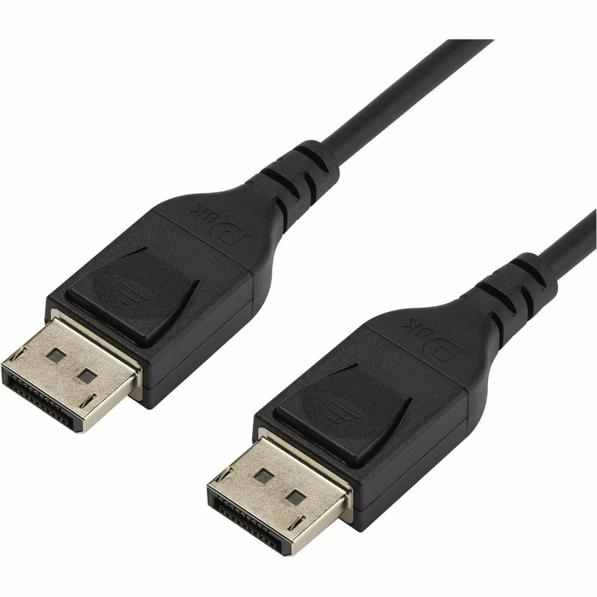 StarTech DP14MM2M 6.56' DisplayPort Audio/Video Cable Black - Walmart ...