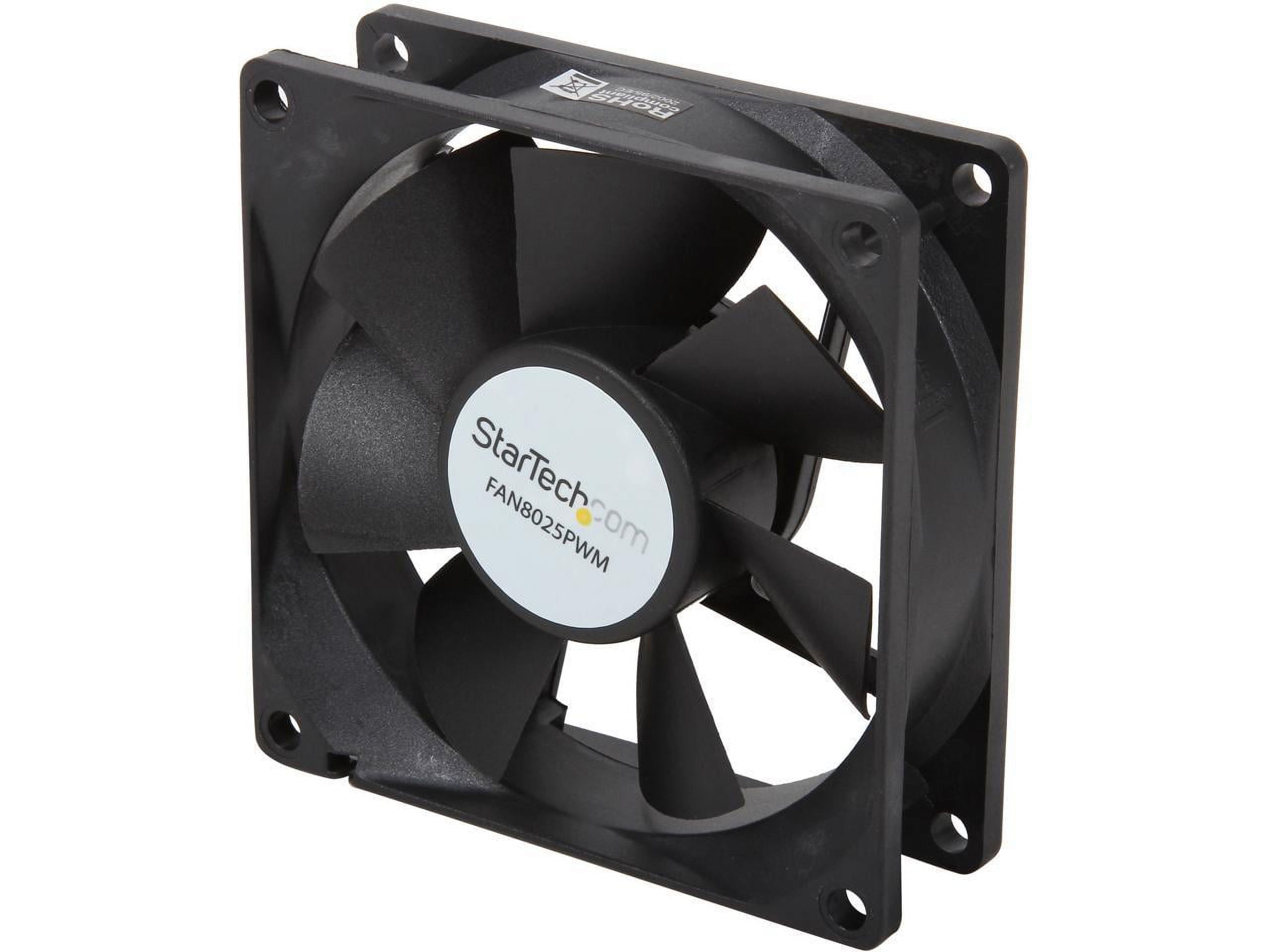 Startech 80x25mm Computer Case Fan with PWM - Pulse Width Modulation ...