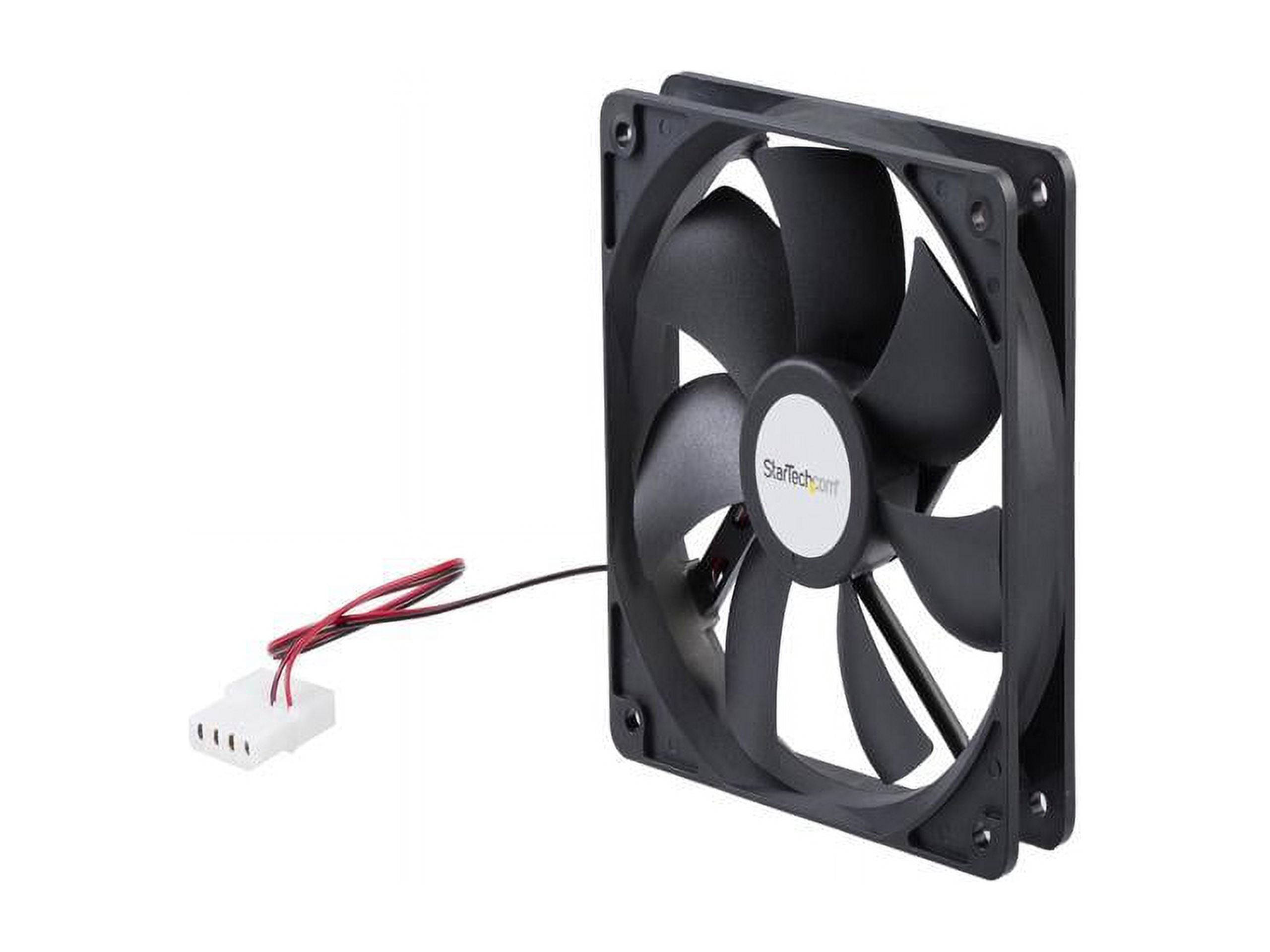 StarTech FANBOX12 120x25mm Dual Ball Bearing Computer Case Fan w/ LP4 ...