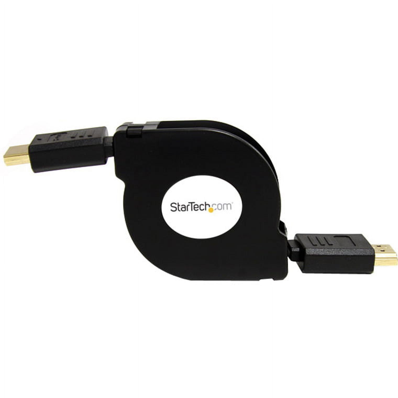 StarTech HDADRET4 StarTech.com 4ft Retractable High Speed HDMI Cable ...
