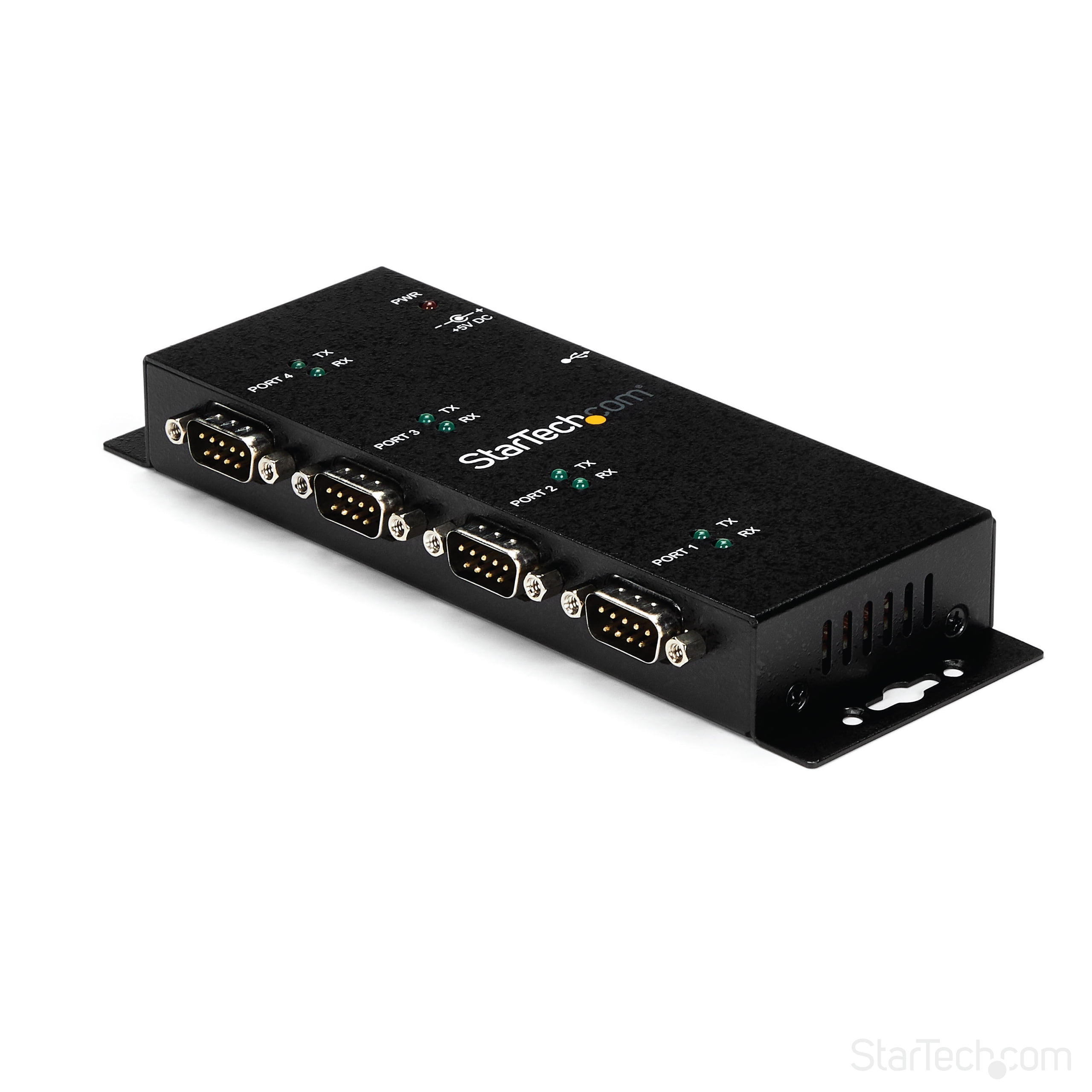 StarTech ICUSB2324I 4 Port USB to DB9 RS232 Serial Adapter Hub ...