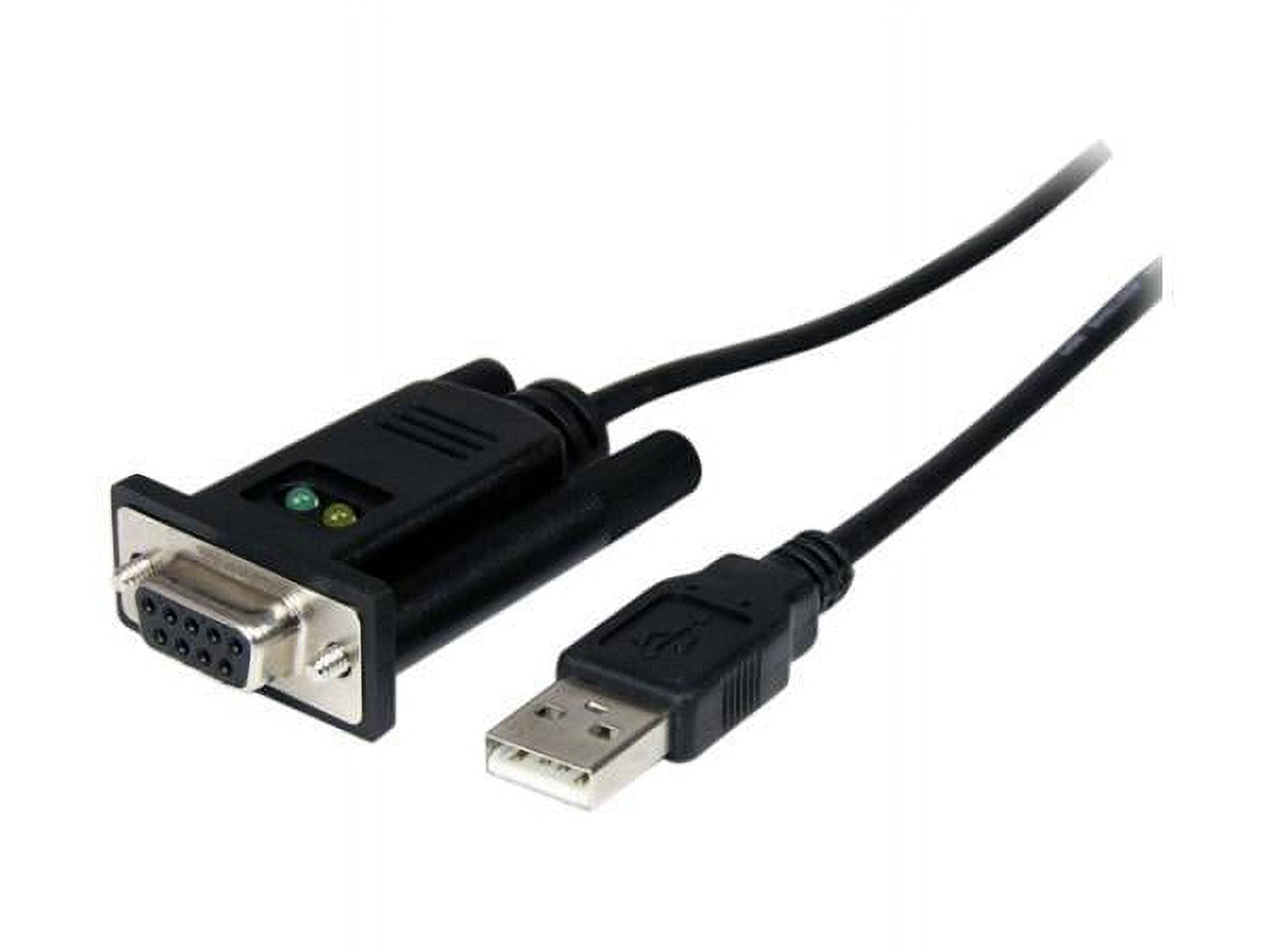 StarTech.com ICUSB232FTN USB to Serial Adapter - Null Modem - FTDI USB UART Chip - DB9 (9-pin ...