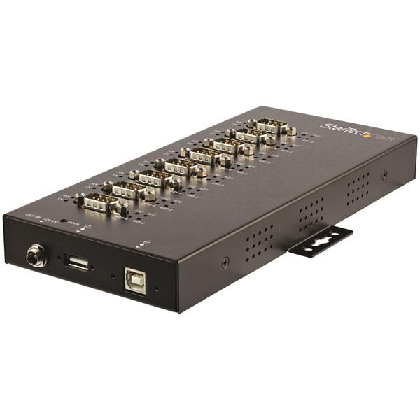 StarTech 8-Port Industrial USB to RS-232/422/485 Serial Adapter - 15 kV ...