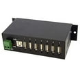 StarTech.com 7-Port Industrial USB 2.0 Hub with ESD & 350W Surge ...