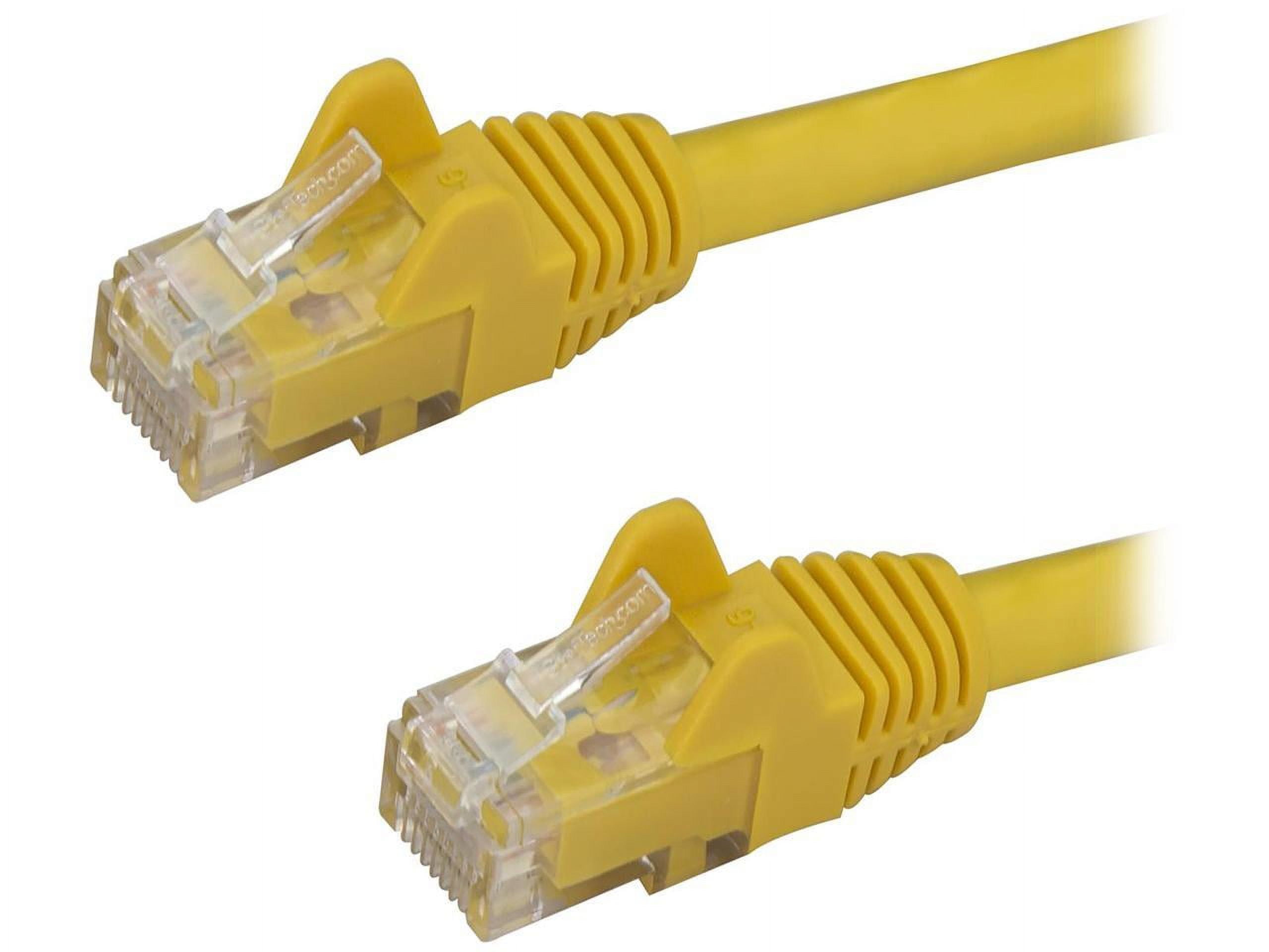 StarTech 5ft Cat6 UTP Snagless Ethernet Patch Cable - Yellow - Walmart.com