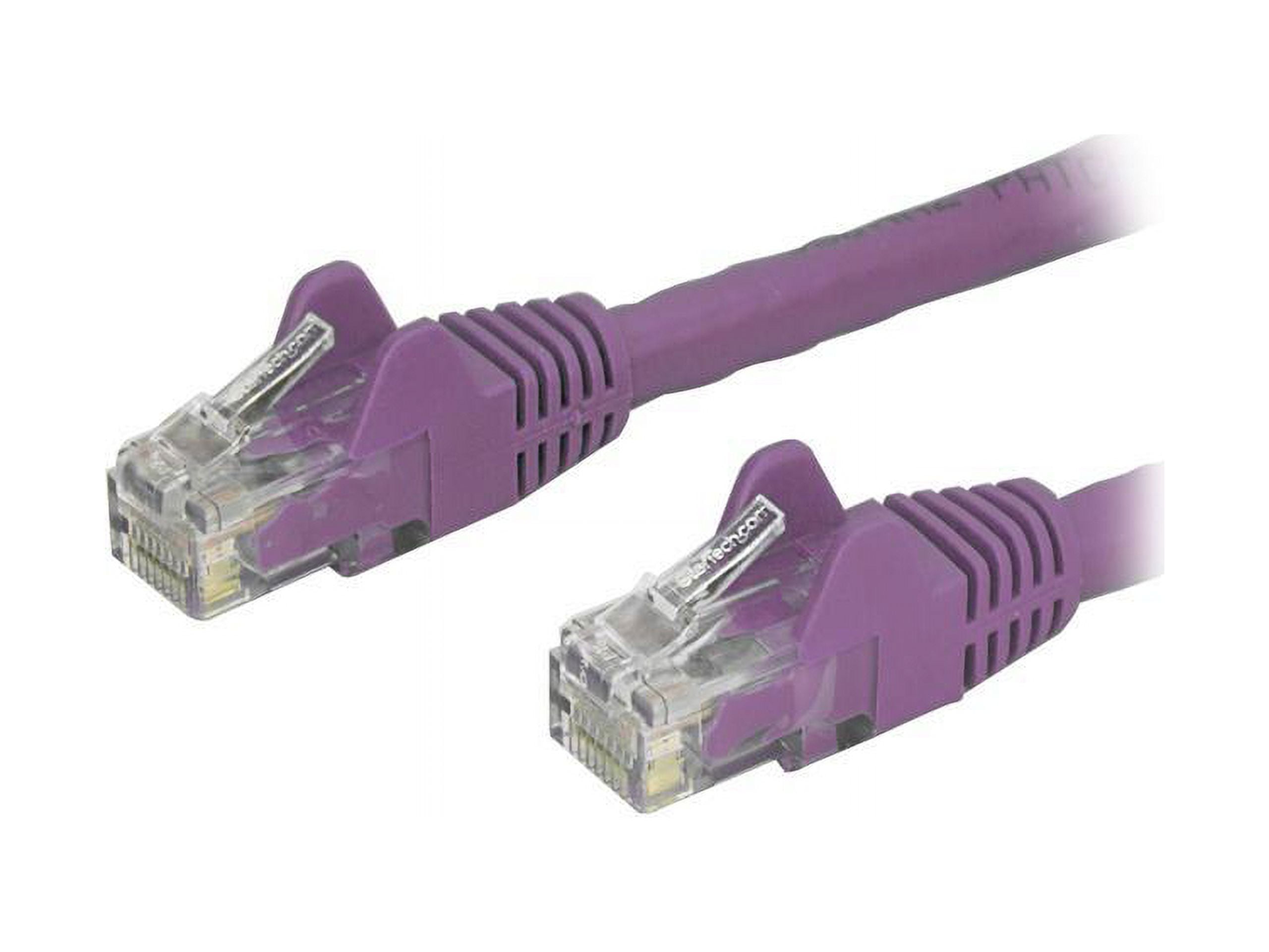 StarTech 8ft Cat6 Snagless UTP Ethernet Patch Cable - Purple - Walmart.com