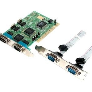 StarTech PCI4S550N 4 Port PCI Serial Adapter Card - Walmart.com