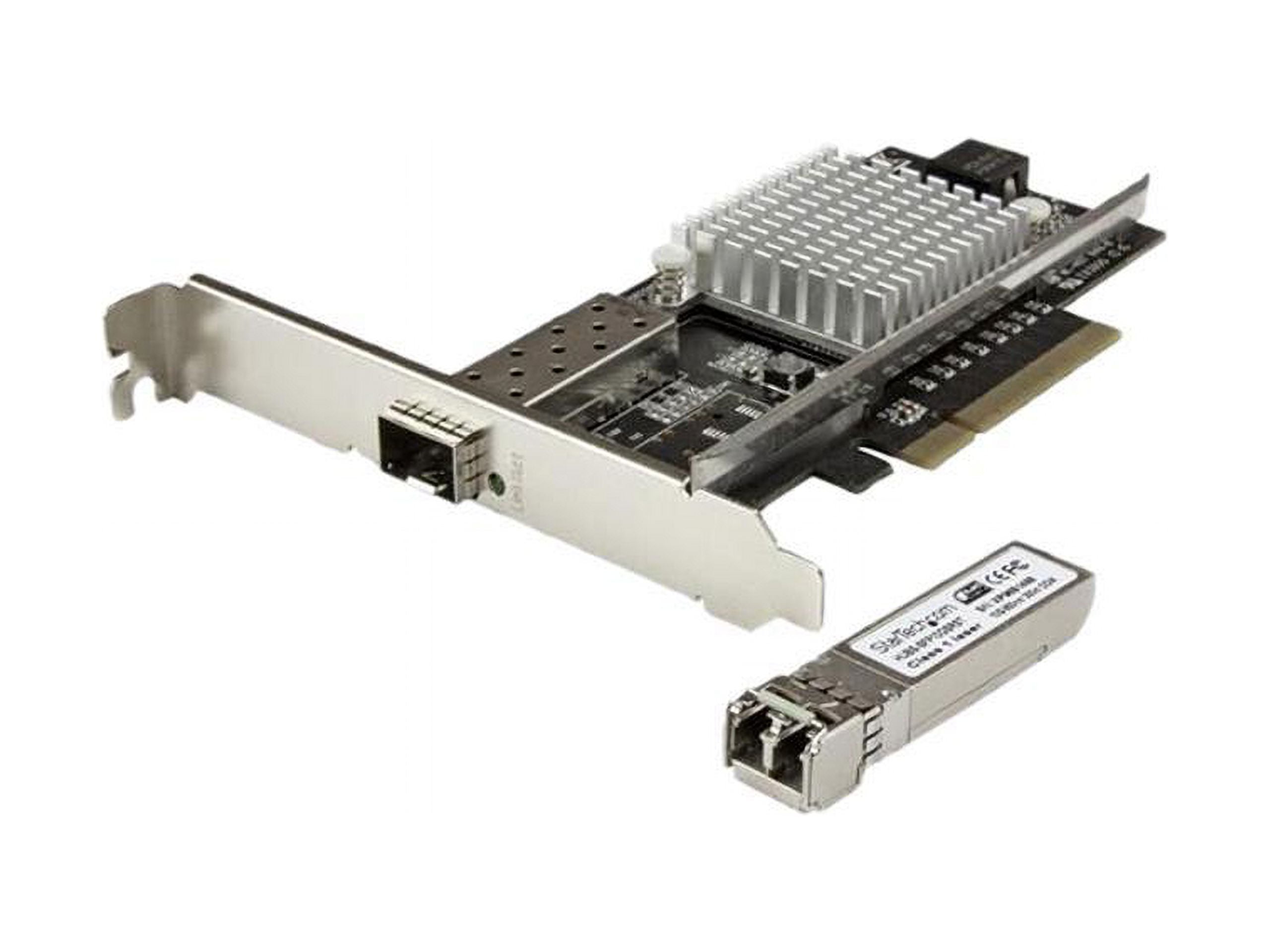 StarTech PEX10000SRI 10G Network Card - 1 x 10G Open SFP+ Multimode LC Fiber Connector - Intel ...