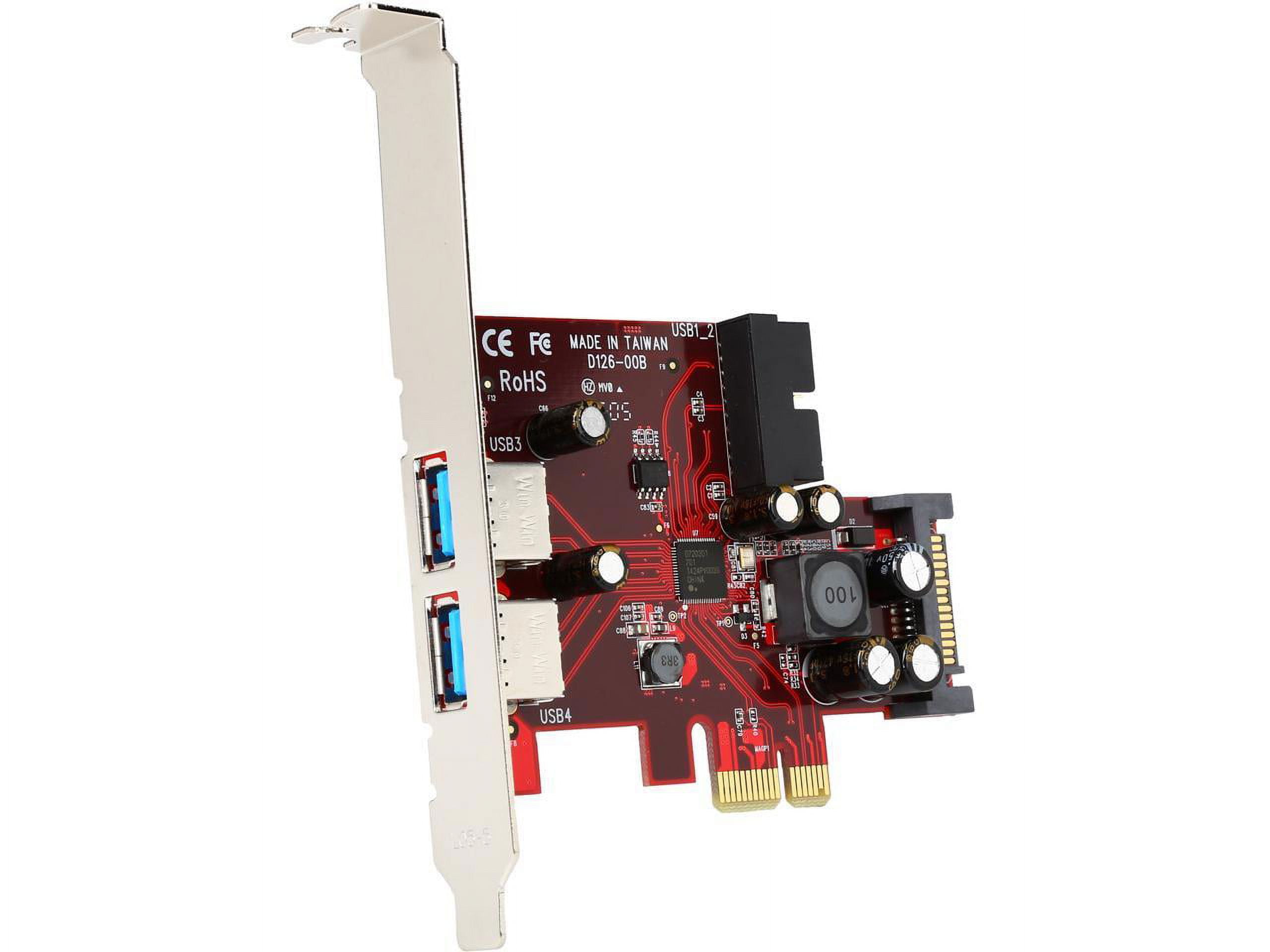 StarTech PEXUSB3S2EI 4 Port PCI Express USB 3.0 Card - Walmart.com