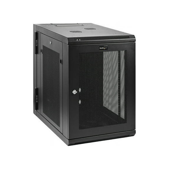 StarTech RK1232WALHM Wall Mount Server Rack Cabinet - 12U Rack - 32 in ...