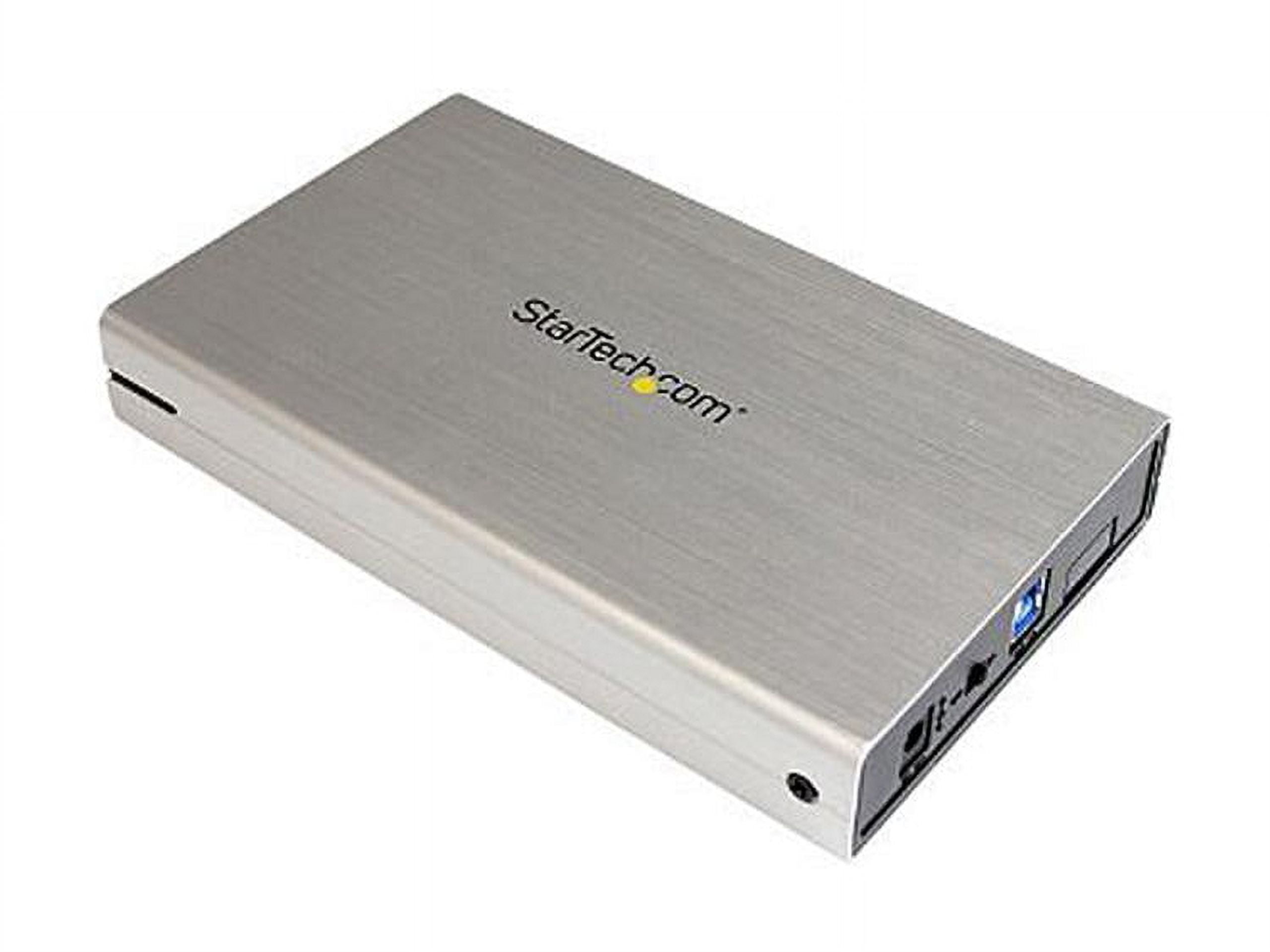 StarTech S3510SMU33 3.5in Silver Aluminum USB 3.0 External SATA III SSD ...