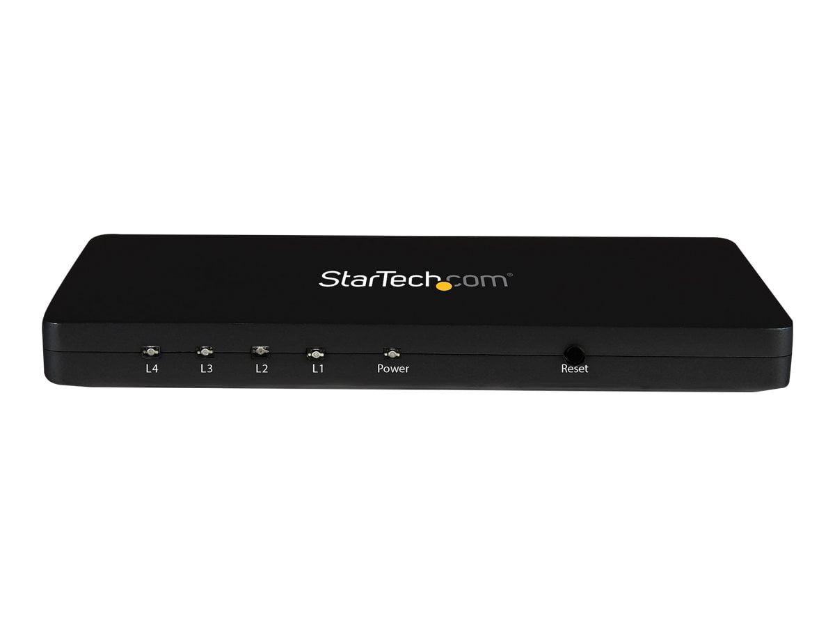 StarTech 4K HDMI 4-Port Video Splitter, 7.1 Surround Sound Audio ...