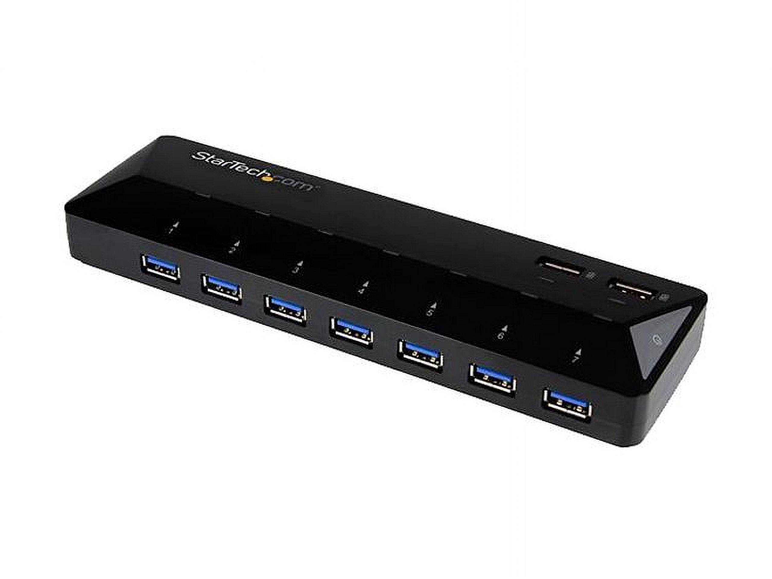 StarTech 7-Port USB 3.0 Hub plus Dedicated Charging Ports - 2 x 2.4A ...