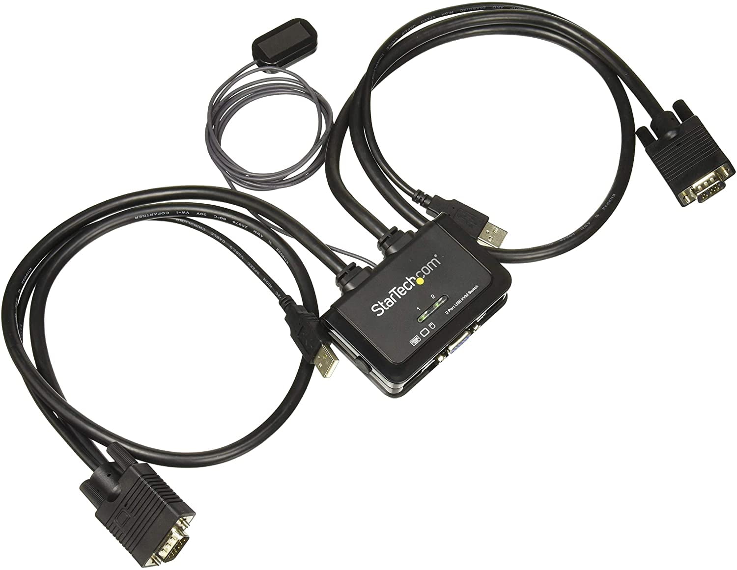 StarTech SV211USB 2 Port VGA Cable KVM Switch - Walmart.com