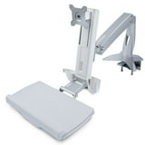 StarTech Sit-Stand Monitor Arm Keyboard Tray Desk Mount up to 27 ...