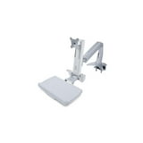 StarTech Sit-Stand Monitor Arm Keyboard Tray Desk Mount up to 27 ...