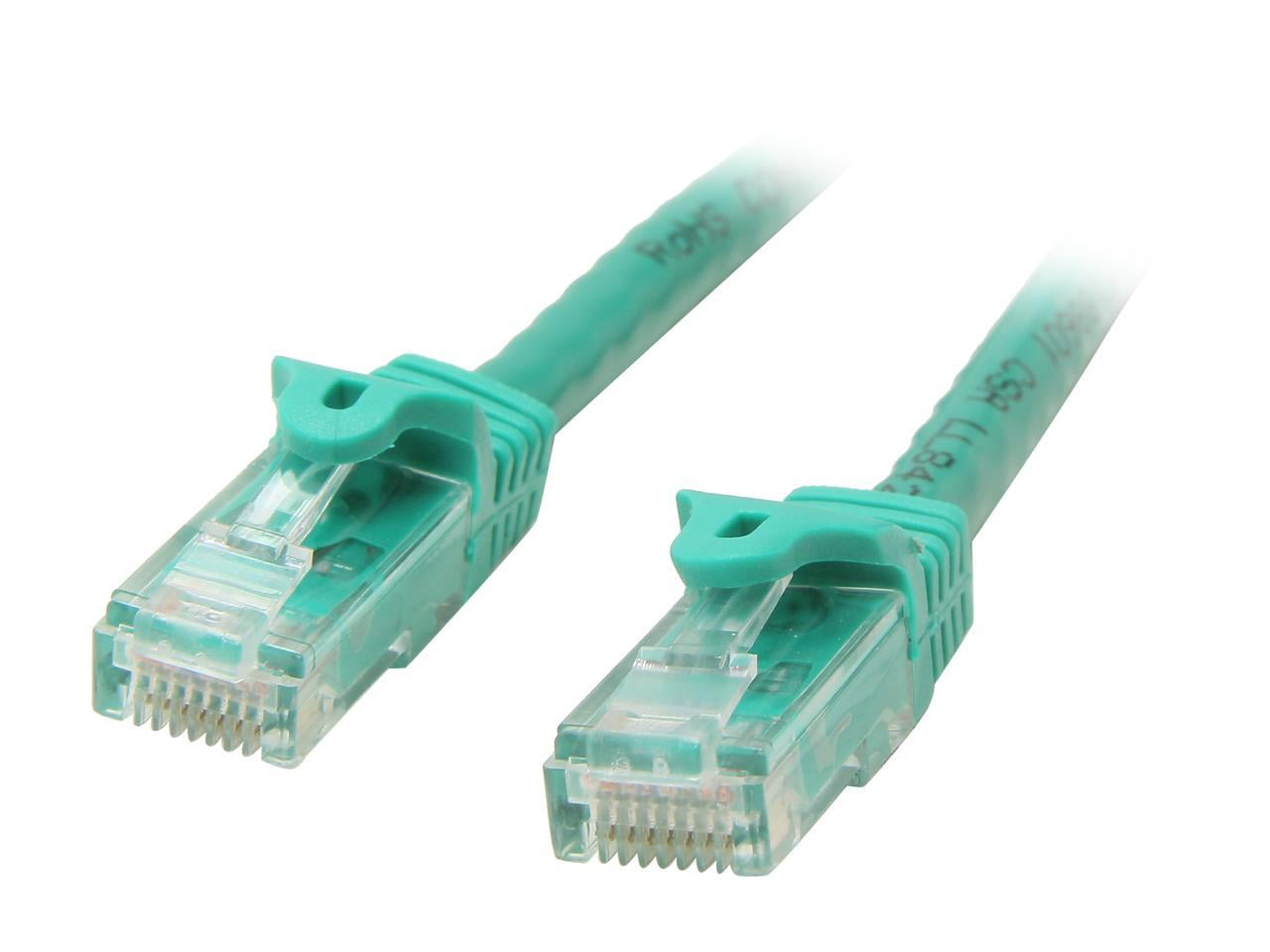 StarTech.com N6PATCH25GN 25 ft. Cat 6 Green Snagless Cat6 UTP Patch ...