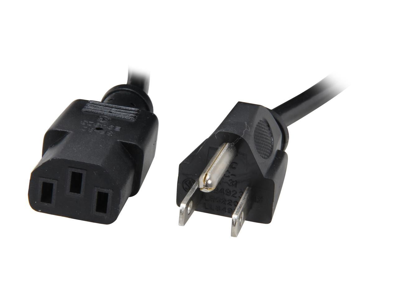StarTech.com Model PXT10125 25 ft. Standard Computer Power Cord - NEMA5 ...