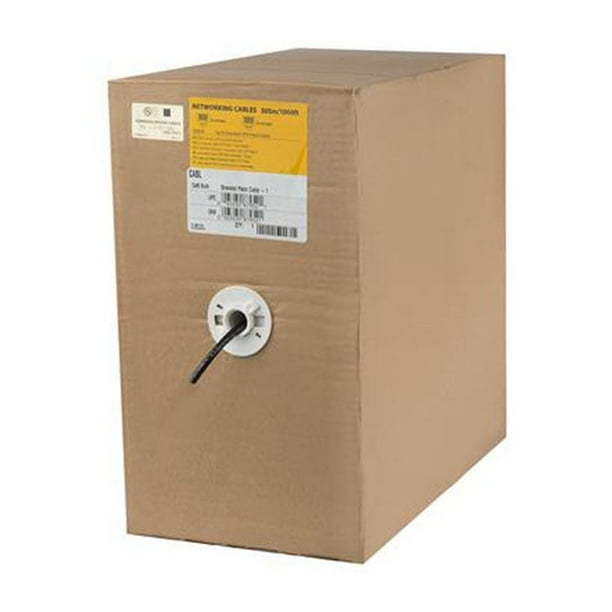 StarTech.com Bulk Cat6 Ethernet Cable - 1000 ft. - Stranded - CM-Rated ...