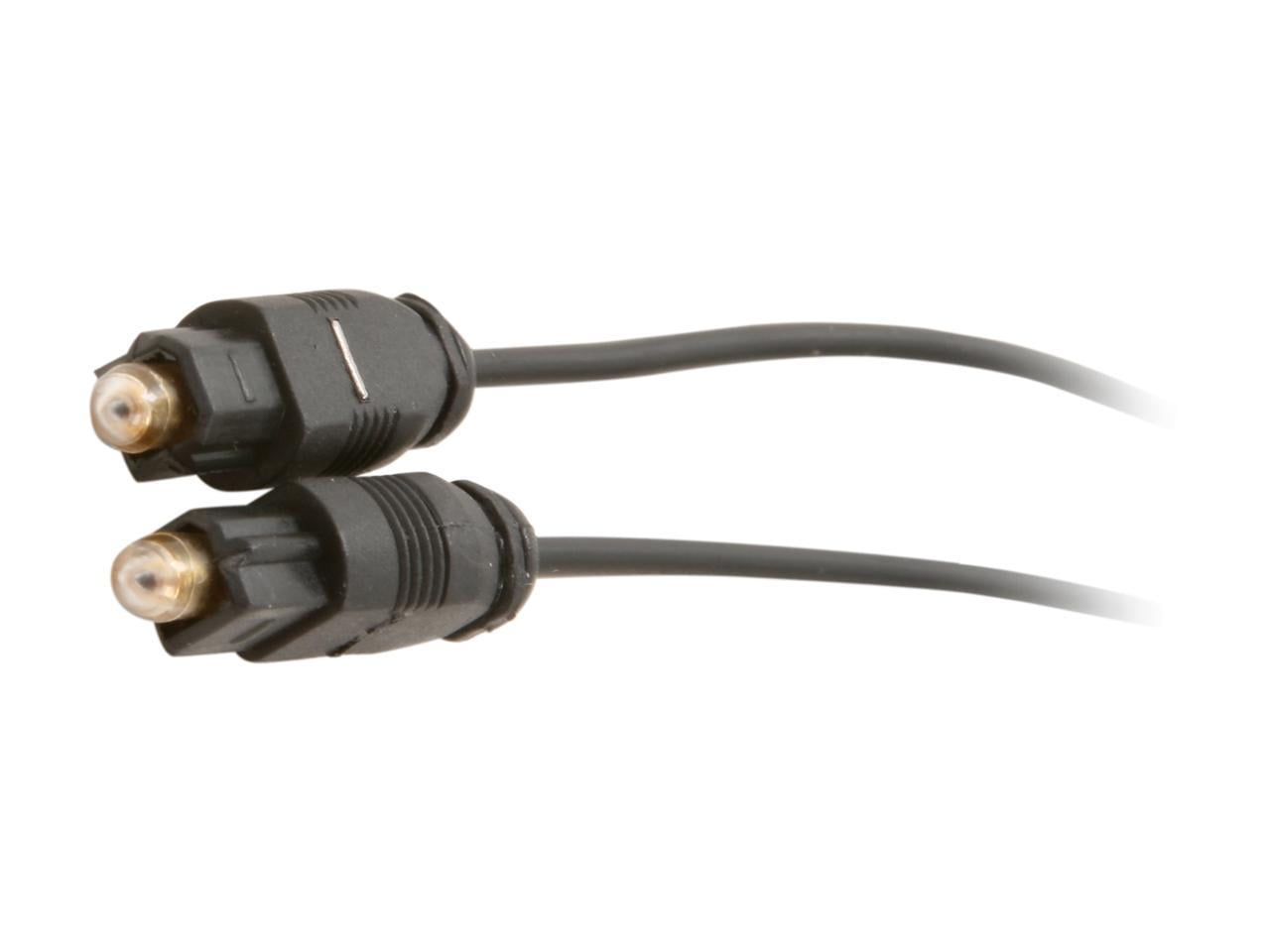 StarTech THINTOS6 6 ft Toslink Digital Optical SPDIF Audio Cable ...