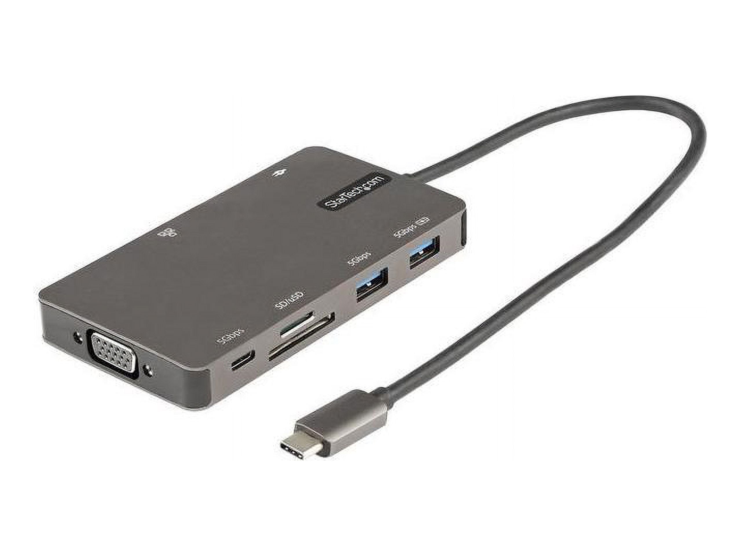 StarTech USB C Multiport Adapter HDMI VGA USB A USB C Ports 100W PD ...