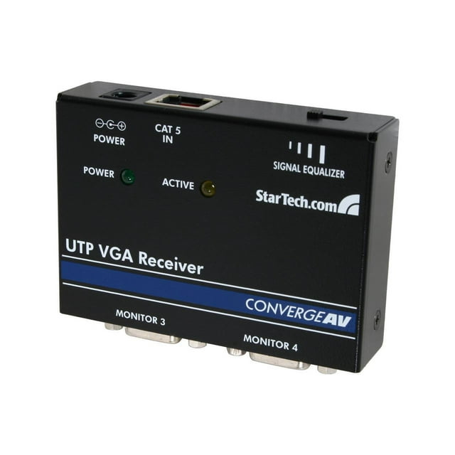 StarTech VGA over CAT 5 Remote Receiver ST121R for Video Extender ...