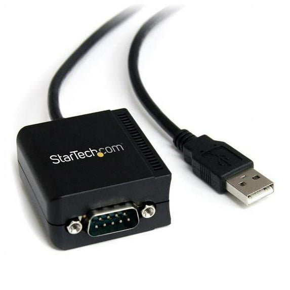 StarTech.com 1 Port FTDI USB to Serial RS232 Adapter Cable with COM Retention, Black - Walmart.com