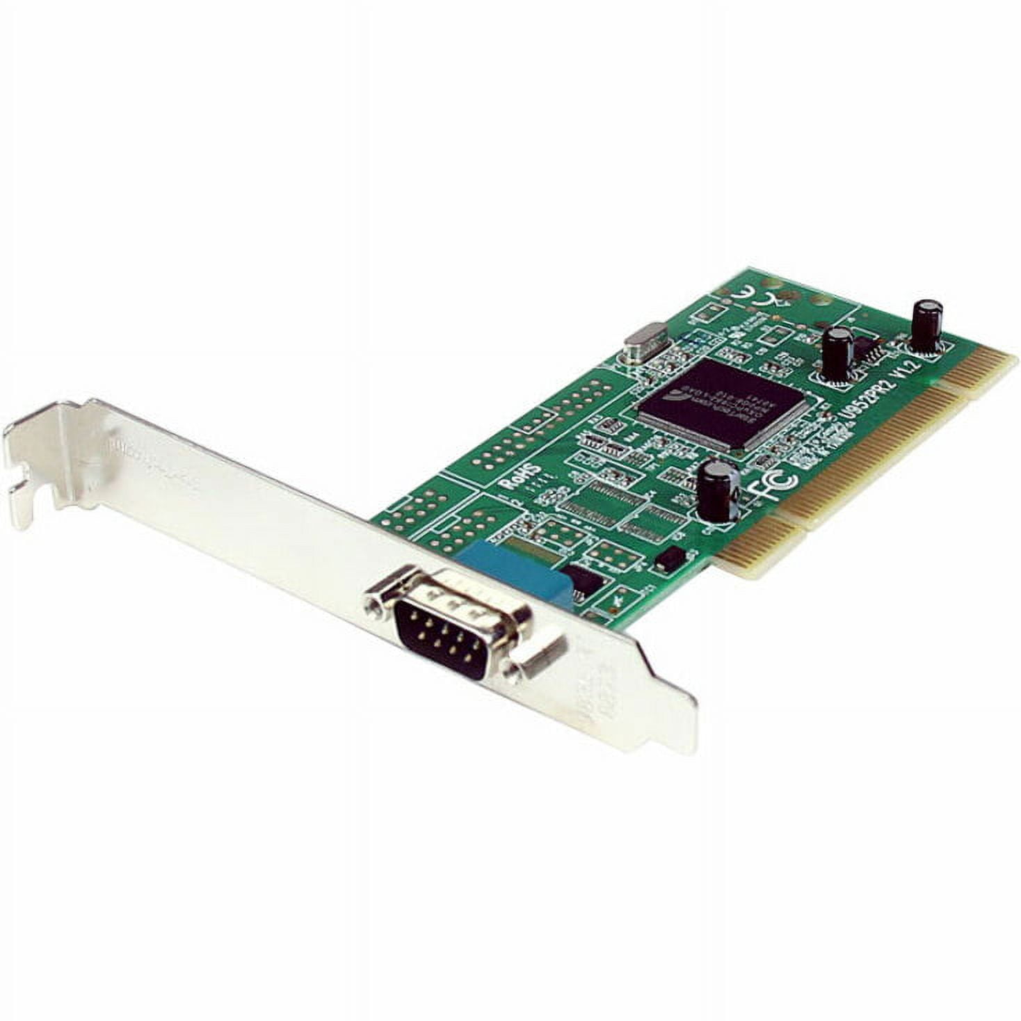 StarTech.com 1 Port PCI RS232 Serial Adapter Card w/ 16950 UART, Dual Voltage, RS-232 Dual ...