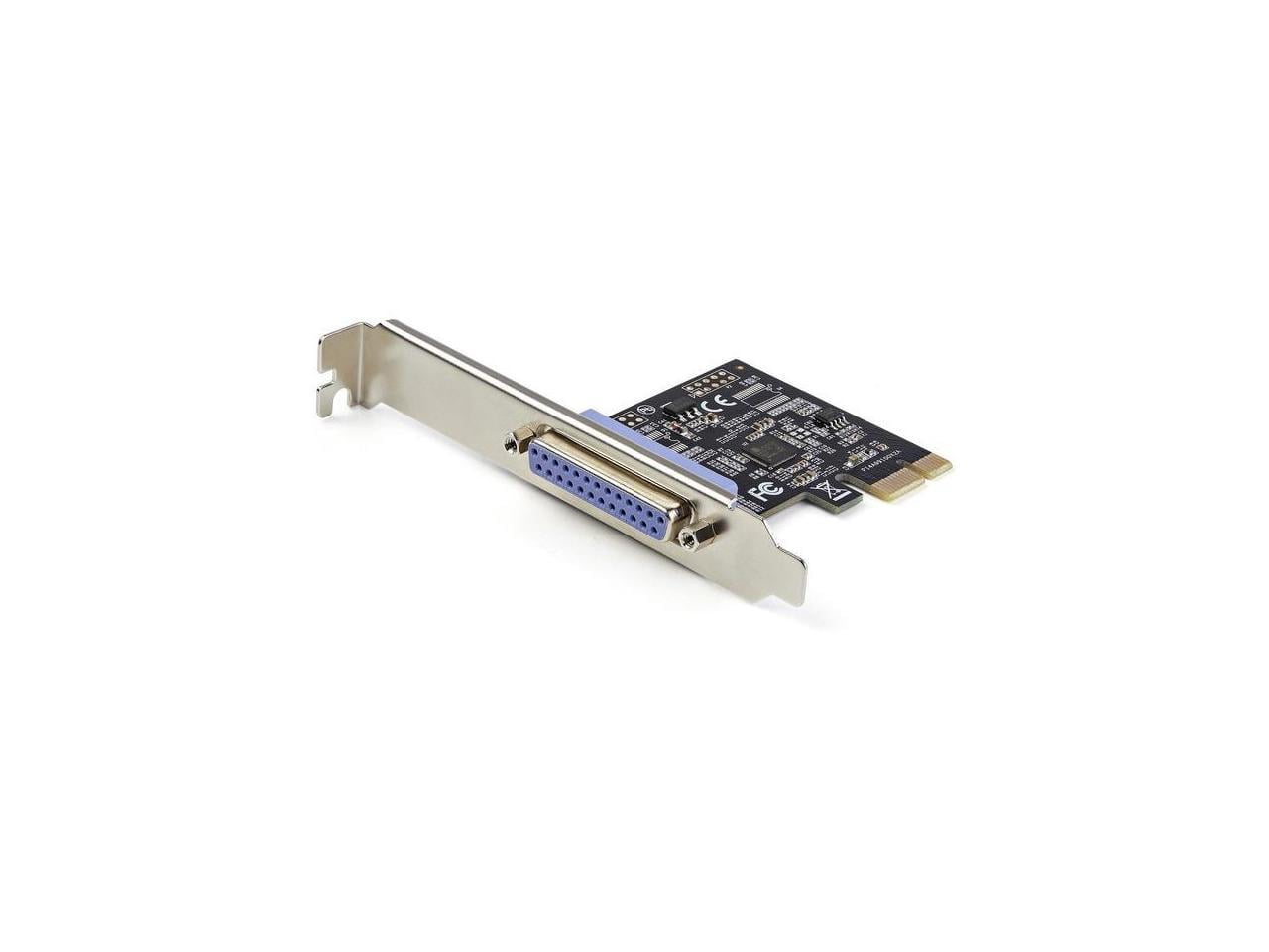 StarTech.com 1-Port Parallel PCIe Card, PCI Express to Parallel DB25 LPT Adapter Card, Desktop ...