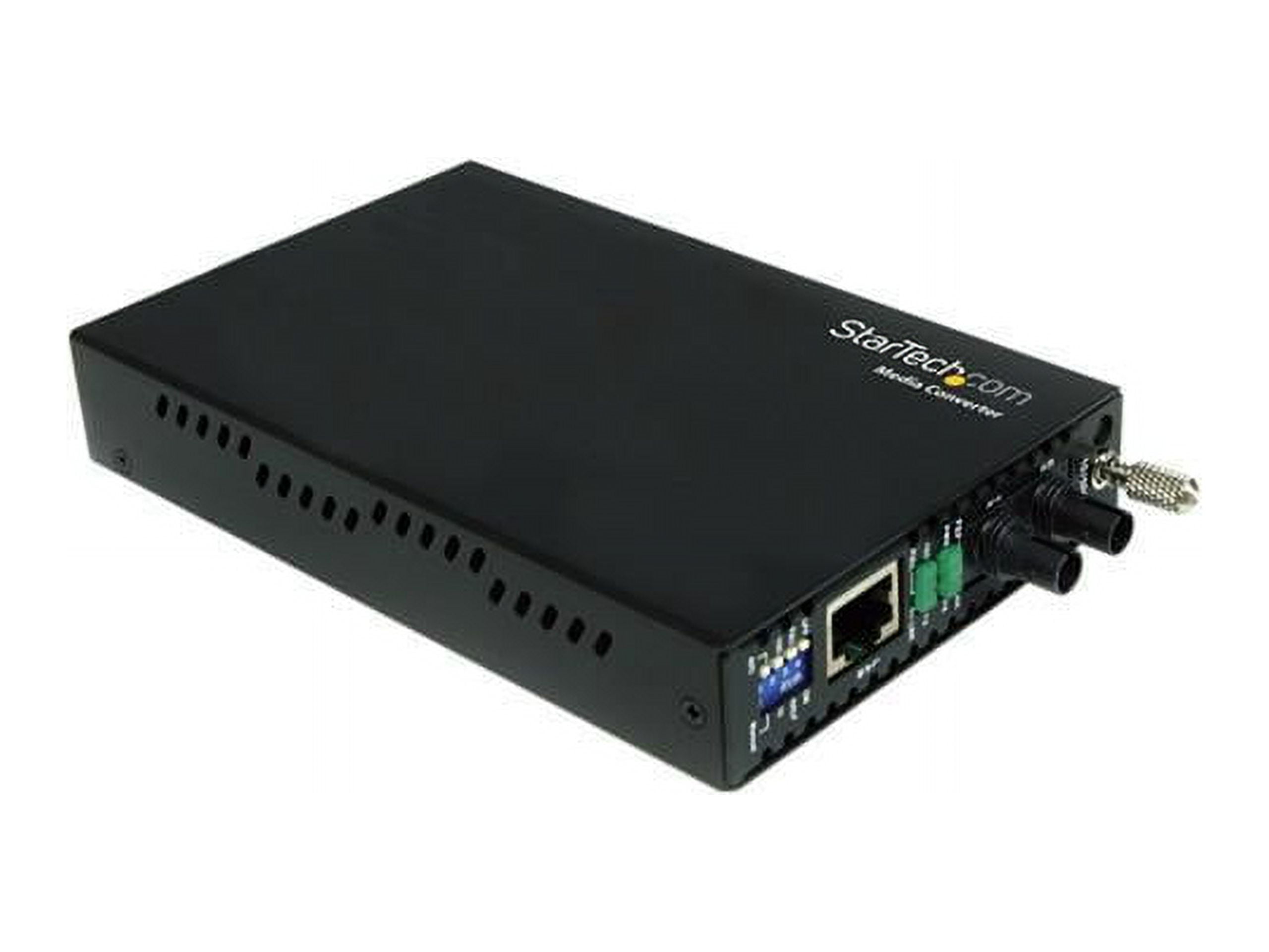 StarTech.com 10/100 Mbps Multi Mode Fiber Media Converter ST 2 km ...