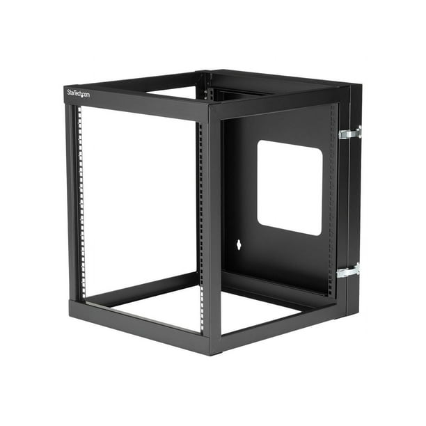 StarTech.com 12U Hinged Open Frame Wall Mount Server Rack - 4 Post 22 ...