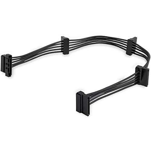 StarTech.com 15.7 in (400 mm) SATA Power Splitter Adapter Cable - M/F ...