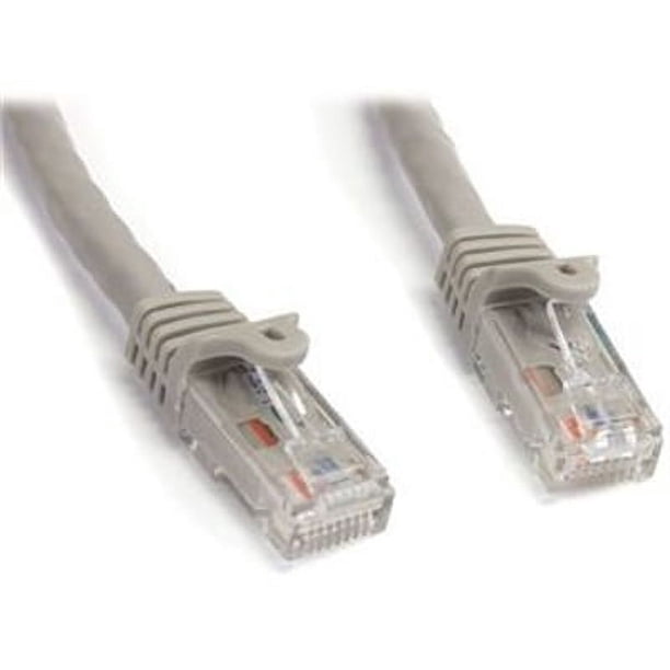 StarTech.com 15 ft Gray Snagless Cat6 UTP Patch Cable - Walmart ...