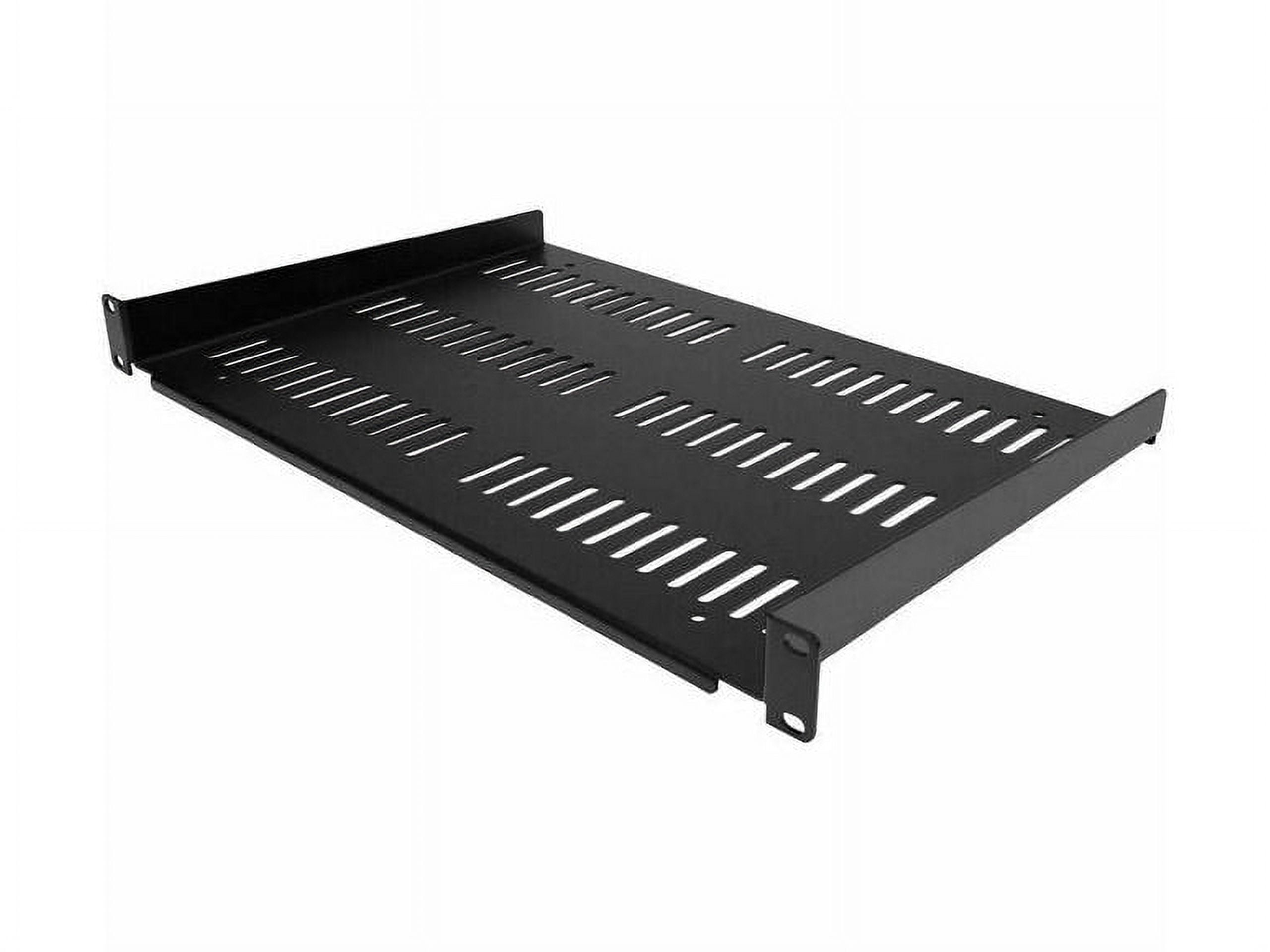 StarTech.com 1U Vented Server Rack Cabinet Shelf, Fixed 12" Deep ...