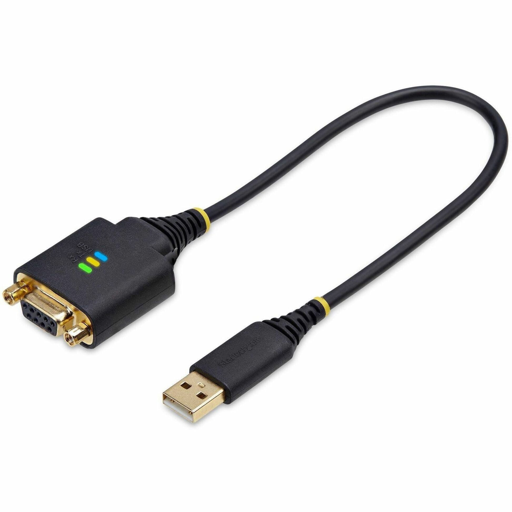 StarTech 1ft/30cm USB to Null Modem Serial Adapter Cable - Walmart.com