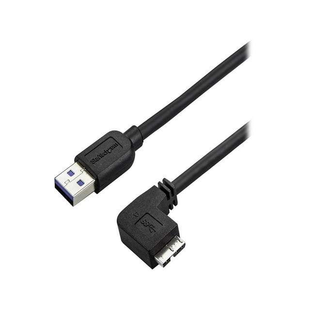StarTech.com 1m 3 ft Slim Micro USB 3.0 Cable - M/M - USB 3.0 A to ...